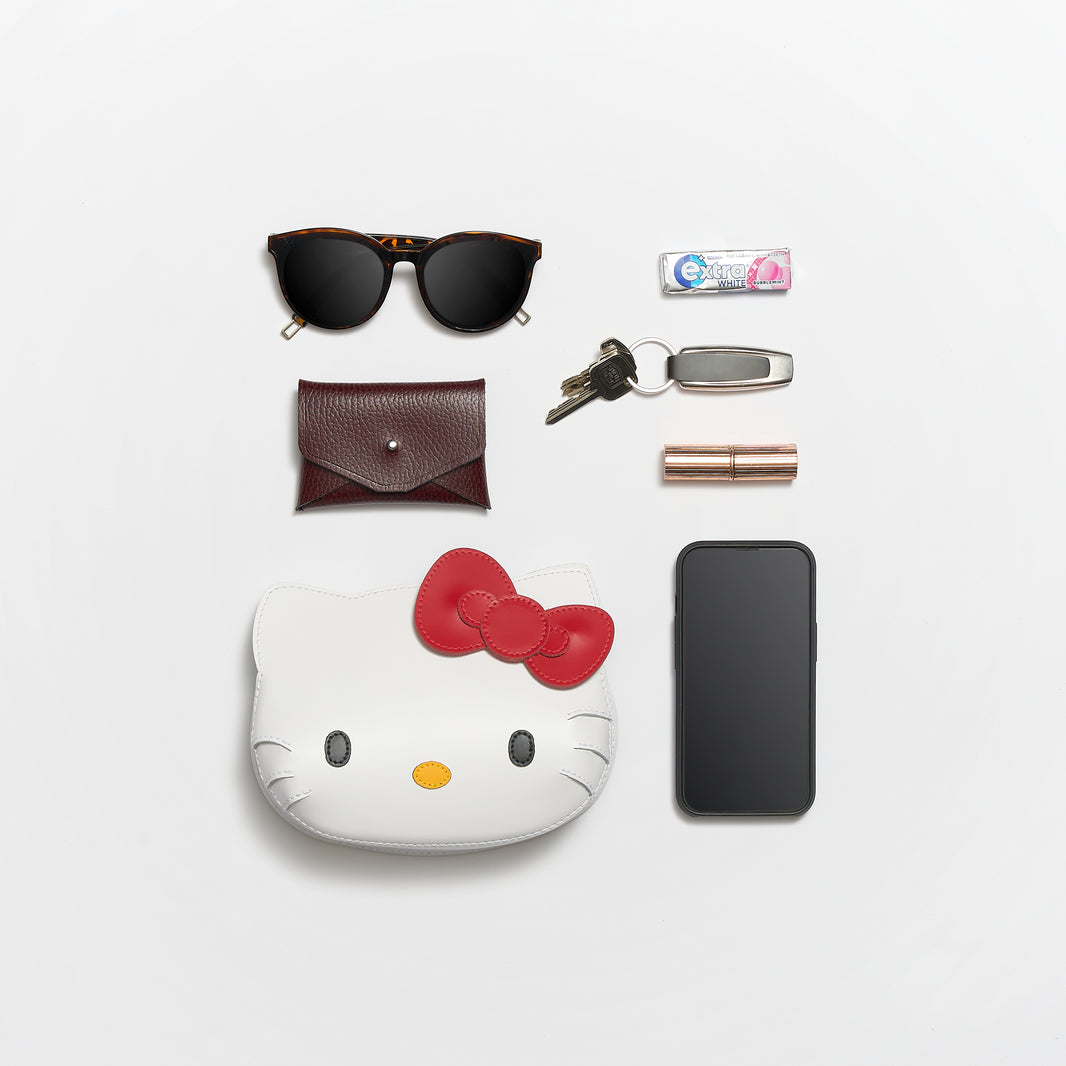 Mini Hello Kitty Face Leather Bag | Cambridge Satchel