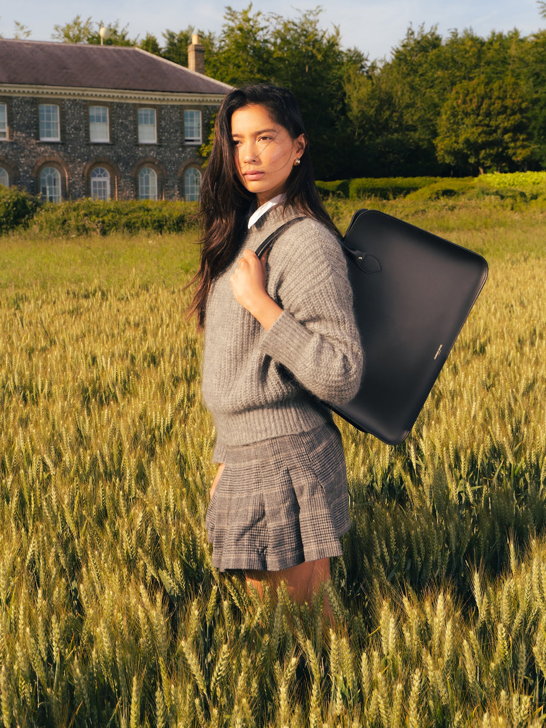 The Work Bag - Black | Leather Briefcase